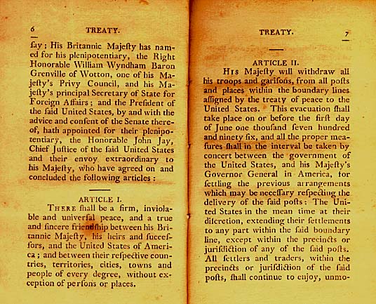 November 19, 1794: Jay Treaty is Signed – The American Catholic